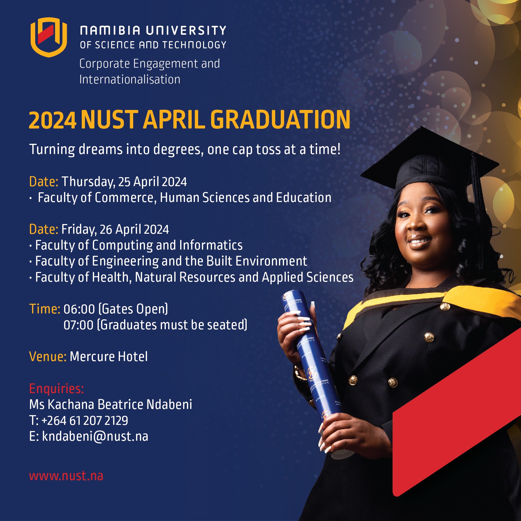 Graduation | Namibia University of Science and Technology