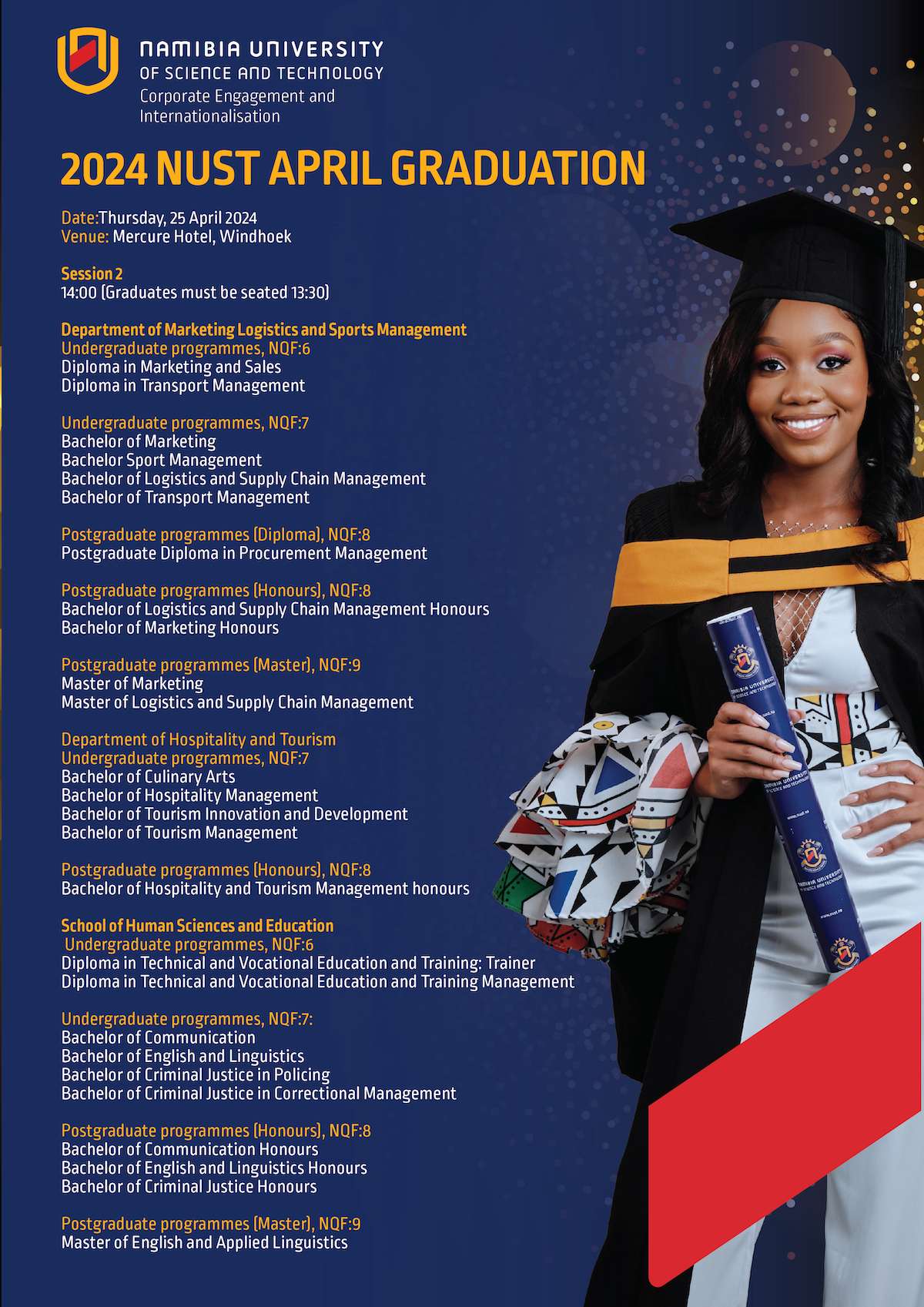 Graduation | Namibia University of Science and Technology